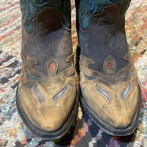 Dan Post | Shoes | Dan Post Blue Bird Floral Cowgirl Boots | Poshmark